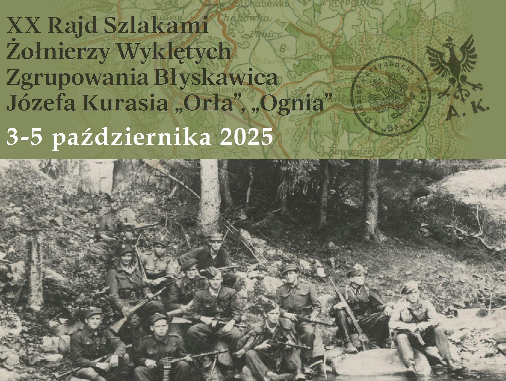 XX Rajd Szlakami Żołnierzy Wyklętych mjr. Józefa Kurasia „Ognia ...